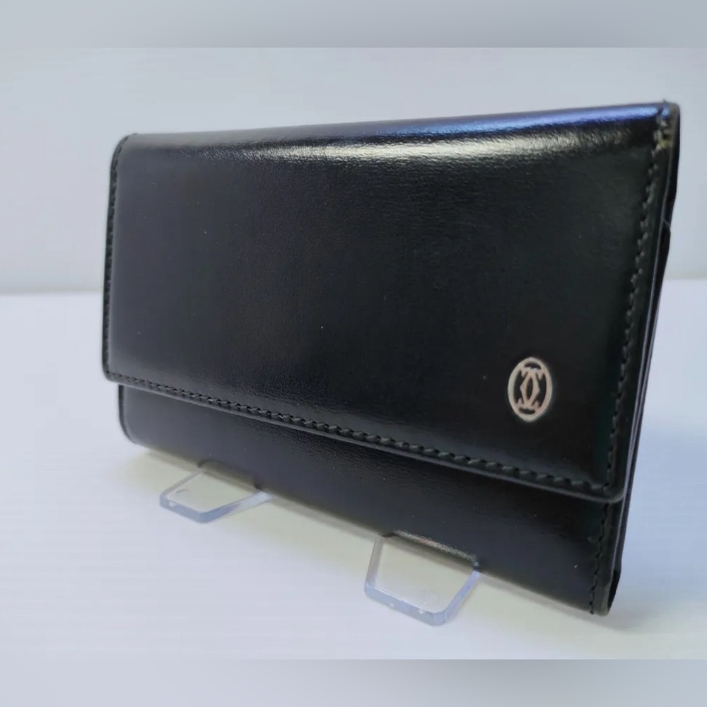 Cartier Luxury Black Key Holder Key Case 3x2 - Gem